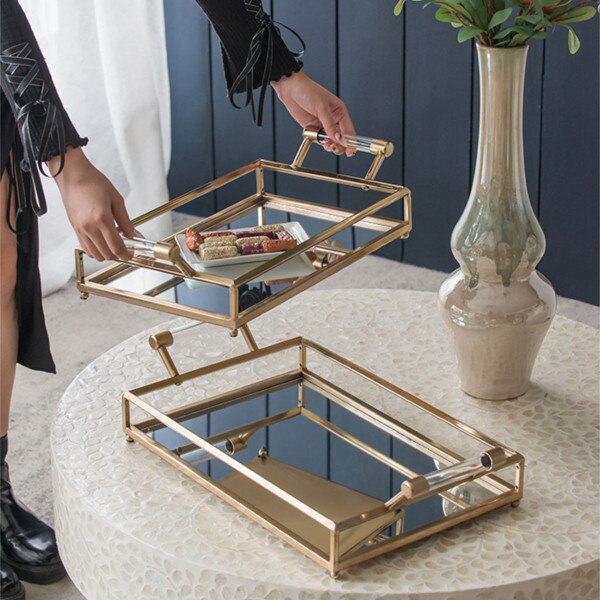 Quinn Mirrored Tray | Casalife Furniture | Toronto