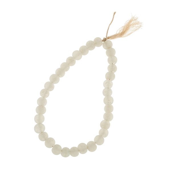 Frosted Glass Tassel Beads | Casalife Furniture | Toronto