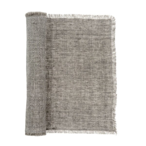 Linen Table Runner - Warm Grey | Casalife Furniture | Toronto