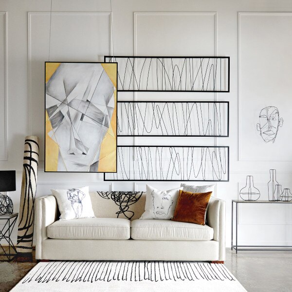 Linear Wall Sculpture | Casalife Furniture | Toronto