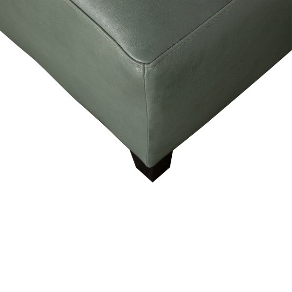 Small Rectangle Leather Ottoman | Casalife | Toronto, Kitchener