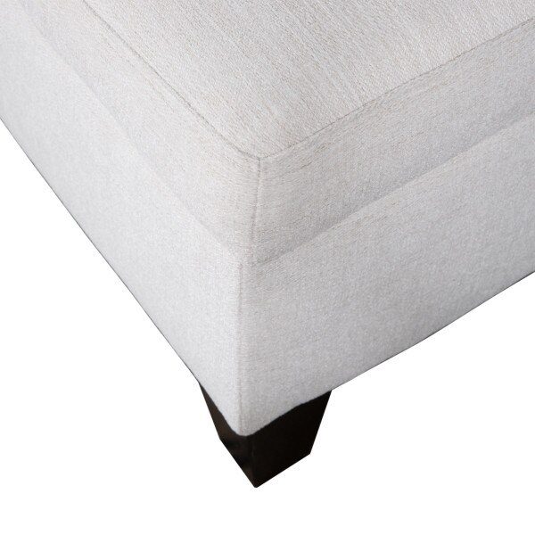 Large Rectangle Fabric Ottoman w/ Storage | Casalife Furniture | Toronto